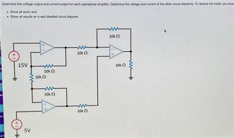 Solved Determine The Voltage Output And Current Output For Chegg