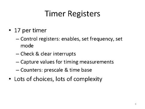 Ece 425 Timer 1 Timer Functions Two Main