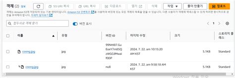 100일차 Aws Rds 운영 S3 클라이언트에서 받은 사진 S3 버킷에 저장하기