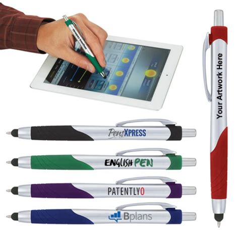 Customized Retractable Stylus Pen With Colors
