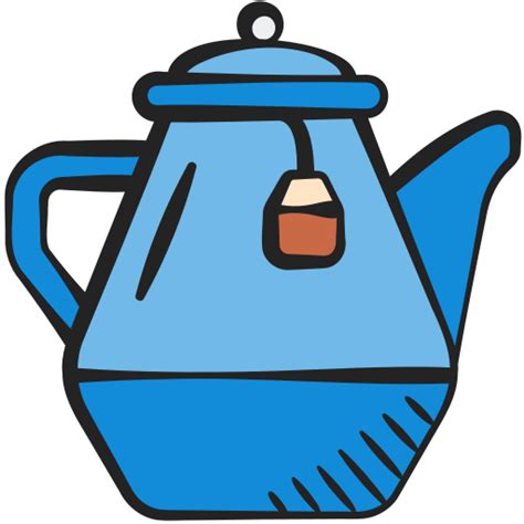 Ícone De Bule Generic Color Hand Drawn Freepik