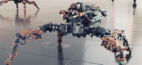 Behind The Scenes Spy Spider Bot BlenderNation