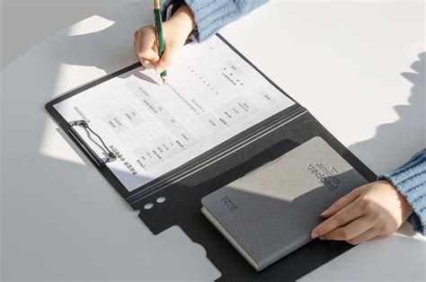 상품 상세 실크인쇄 클립보드 커버형 비즈하우스