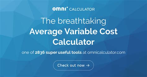 Average Variable Cost Calculator Calculate AVC