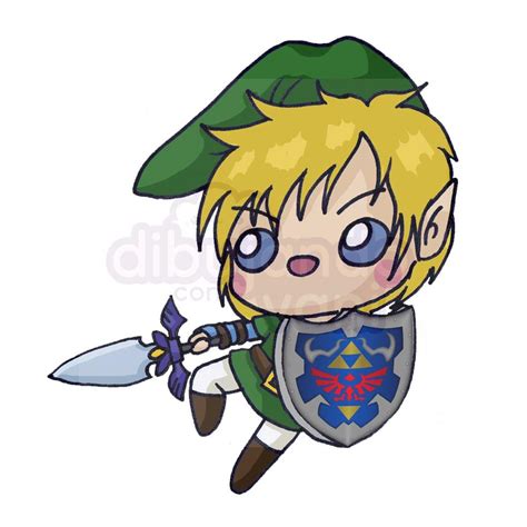 Link De Zelda Kawaii Dibujando Con Vani
