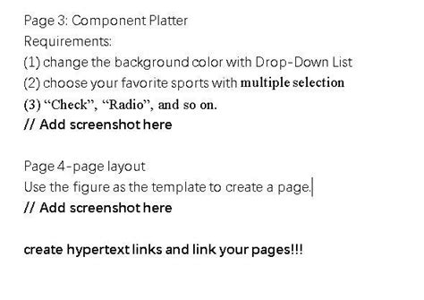 Solved PLEASE I ONLY NEED THE CODES FOR EACH PAGE FOR THIS Chegg
