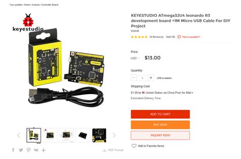 Arduino Tutorial Keyestudio WiKi Documentation