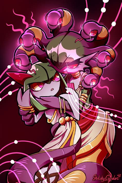 Sketchygarden Ekans Gardevoir Kirlia Nintendo Pokemon Pokemon Infinite Fusion Highres
