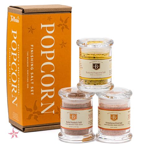 Popcorn Salt Set Three Delicious Salts For Popcorn The Meadow