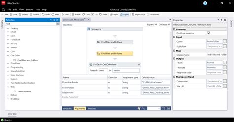 How To Create An Rpa Flow Using Onedrive Activities To Download Files