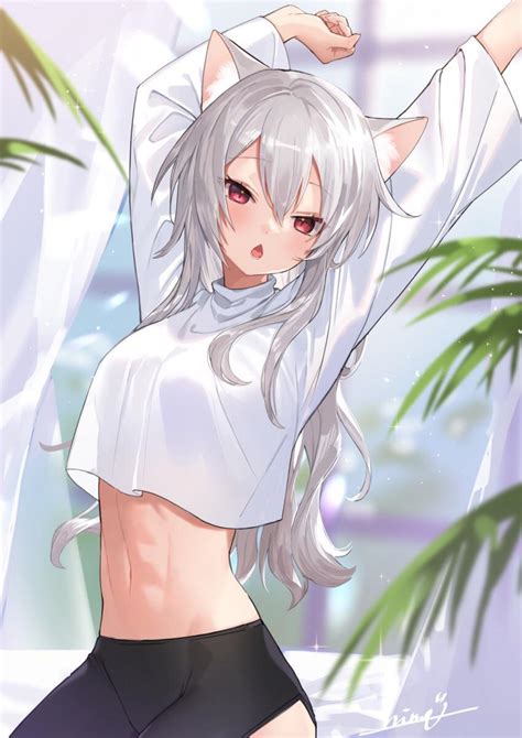 Crop Top Neko R Ecchi