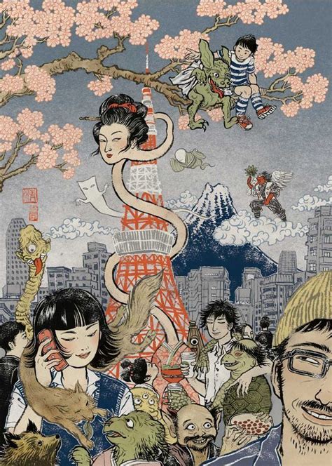 Pin By Olga Sho On Editorial Illustration Japanese Pop Art Japanese