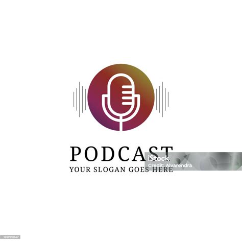 크리에이티브 팟캐스트 마이크 심볼 디자인 템플릿 디지털 오디오 쇼 심볼 영감 팟캐스팅에 대한 스톡 벡터 아트 및 기타 이미지