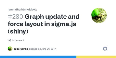 graph update and force layout in sigma js shiny · issue 280