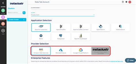 creating an opensearch cluster instaclustr