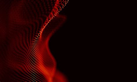 추상 붉은 기하학적 배경 연결 구조입니다 과학 배경입니다 미래 기술 Hud 요소입니다 Onnecting 점 들과 라인 큰 데이터 시각화 및 비즈니스 0명에 대한 스톡 벡터