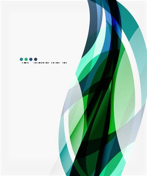Premium Vector Vector Elegant Wave Background Template Background For