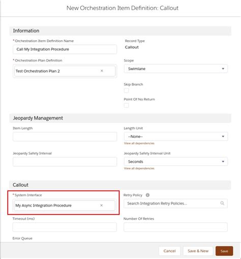 Configure A Custom Asynchronous Callout