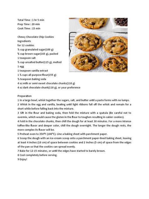 Tle 10 Assignment Pdf Doughnut Muffin