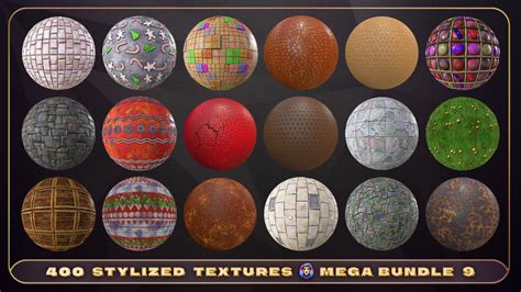 400 Stylized Textures Mega Texture Collection 9