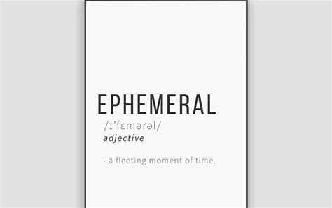 Ephemeral Meaning