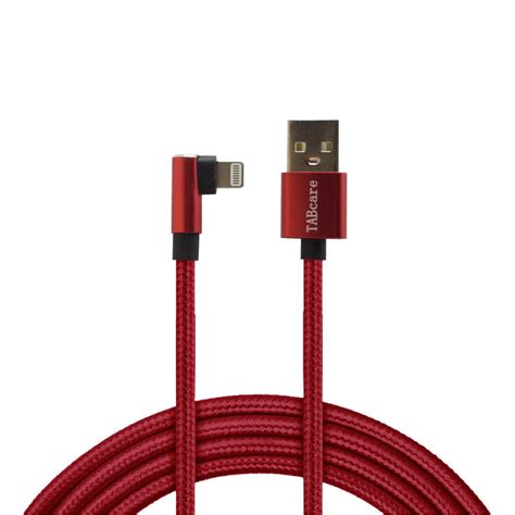 Tabcare Right Angle Lightning Cable 90 Degree To Usb A For Ios Devices