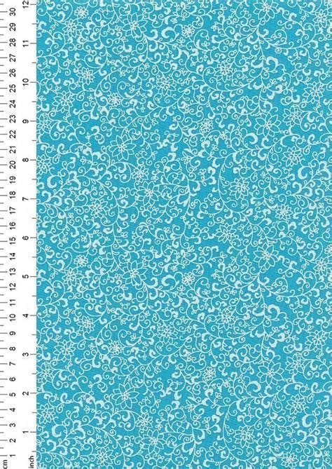 Summer Jasmine Floral Aqua