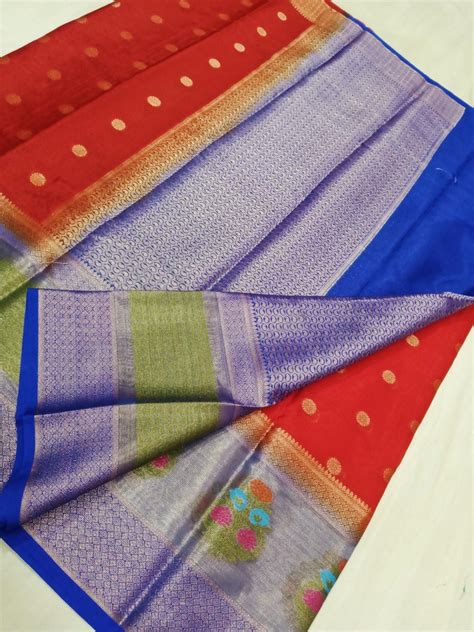 63 M With Blouse Piece Wedding Festive Wear Banarasi Warm Silk Saree