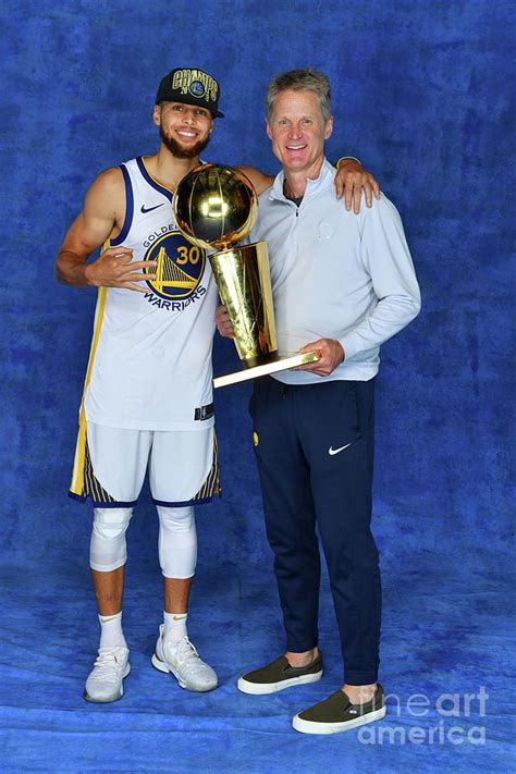 Stephen Curry and Steve Kerr by Jesse D. Garrabrant