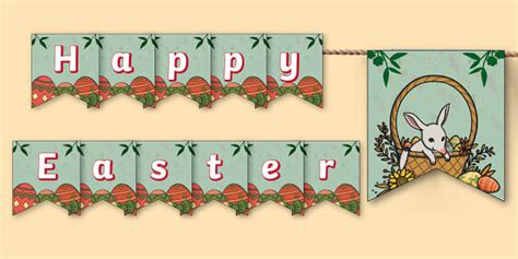 Easter Bunting Teacher Made Twinkl