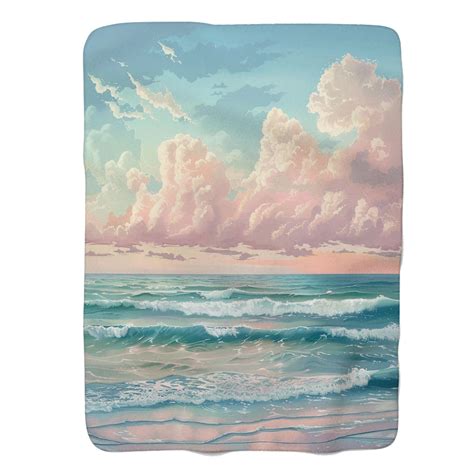 Mentionedyou Calm Seaside Watercolors 1 Piece Premium Blanket Wayfair