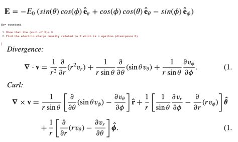 Solved Eo Constant Show That The Curl Of E 0 Find The Chegg Com
