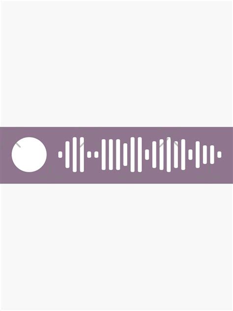 Maroon By Taylor Swift Spotify Scan Code Sticker For Sale By Sisters Lab Redbubble