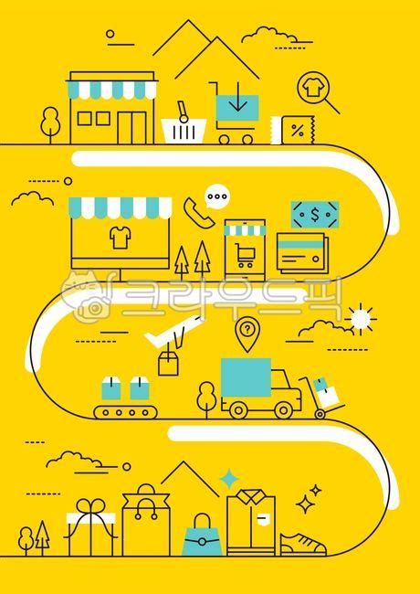 비즈니스 라인 백그라운드 배경 일러스트레이션 사진이미지일러스트캘리그라피 유자디자인작가