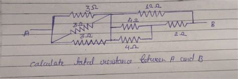 Calculate Total Resistance Between A And B Filo