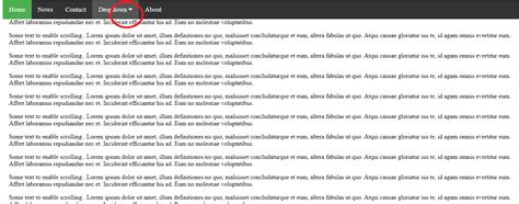 Javascript Css Menu Dropdown Not Working On Desktop View When Content Is Longer Stack Overflow