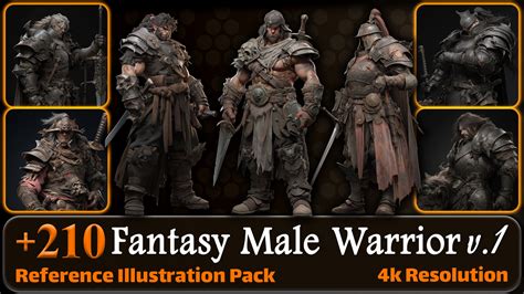 Artstation 4000 Fantasy Rpg Classes Reference Pack Mega Bundle 4k