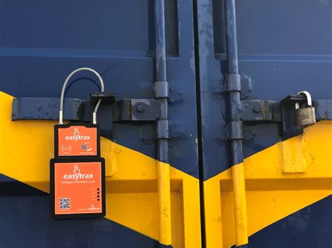 Gps Container Lock Tracker With Real Time Tracking And Remote Doors