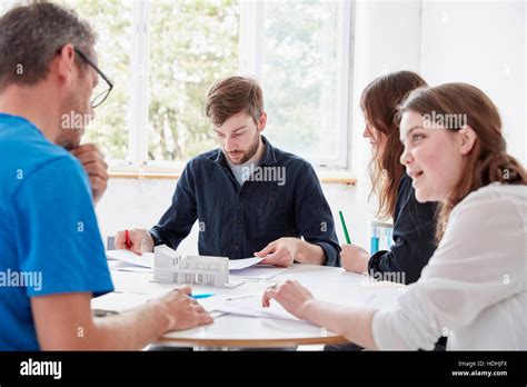 Two Architects Table Hi Res Stock Photography And Images Alamy
