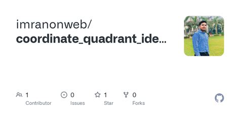 Github Imranonwebcoordinatequadrantidentifier