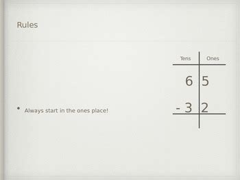 Double Digit Subtraction By Megan Glasco Teachers Pay Teachers