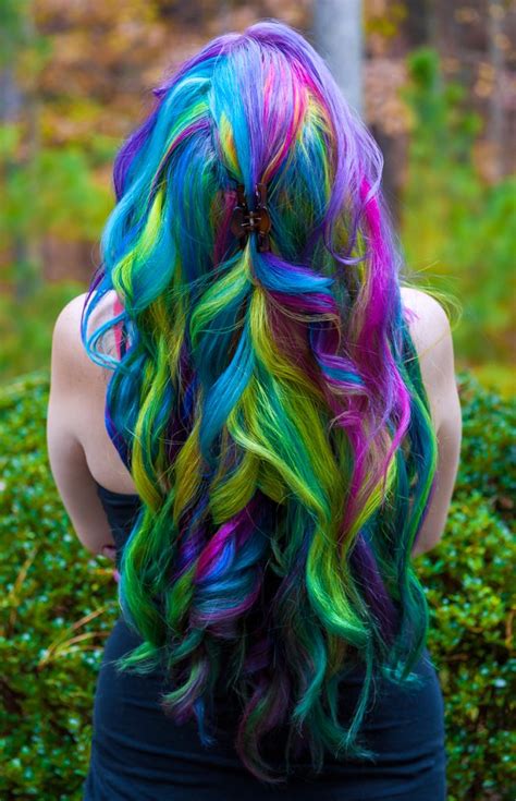 Rainbow Hair Lizzy Davis