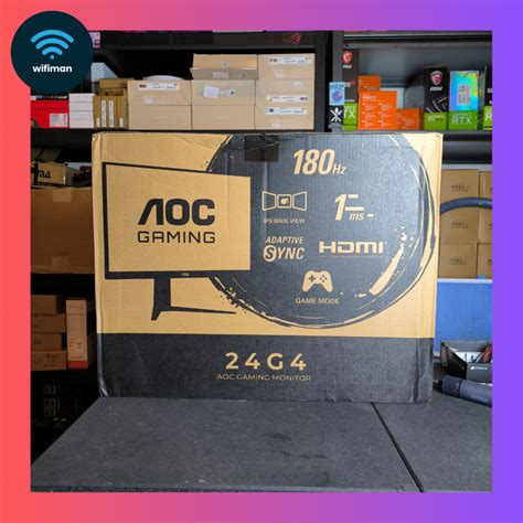Jual Aoc 24g4 180hz 1ms Ips Gaming Monitor 24 Inch 24 Fhd Hdmi Dp