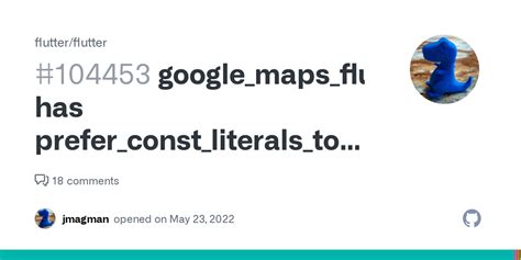 Google Maps Flutter Web Has Prefer Const Literals To Create Immutables Info Warnings Issue