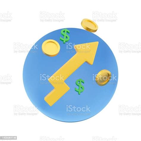 빨간색 위쪽 화살표와 동전이 분홍색 배경에 쌓입니다 재정적 성공과 성장 개념 3d 렌더링 Charity Benefit에 대한 스톡 사진 및 기타 이미지 Istock