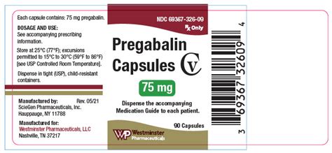 Dailymed Pregabalin Capsule