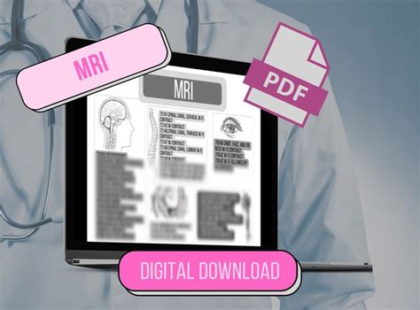 Medical Coding Mri Cpt Quick Reference Cheat Sheet Codes List Etsy