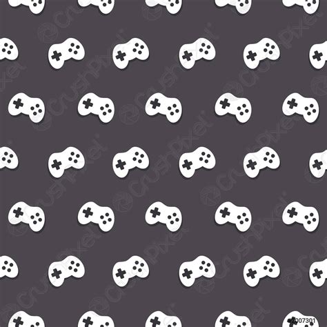 Vector Seamless Game Controller Pattern Stock Vector 2007301 Crushpixel