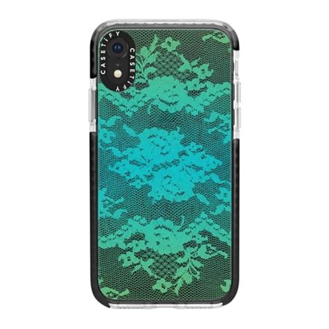Iphone Xr Cases Green Teal Romantic Lace Romantic Lace Phone Cases Protective Phone Xr