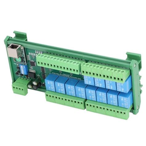 Qiilu Module De Commutation De Relais Ethernet Module De Commutation De Relais Rs485 12 Dio